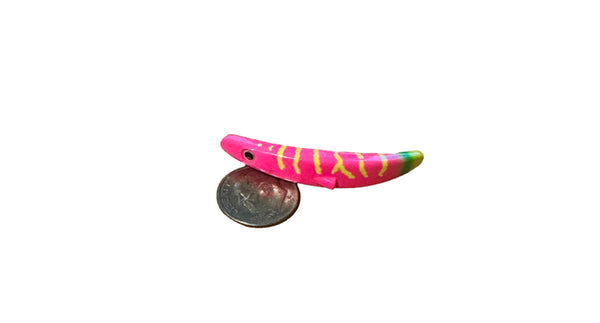 Simon Hot Tails #8 - Glow Toxic Banana. Shop trout lures